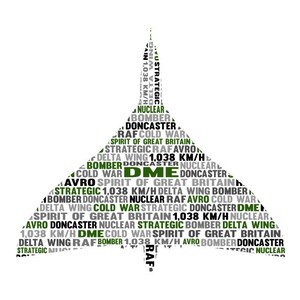 Personalised Vulcan Plane Word Art Gift - Retirement Birthday Service ...