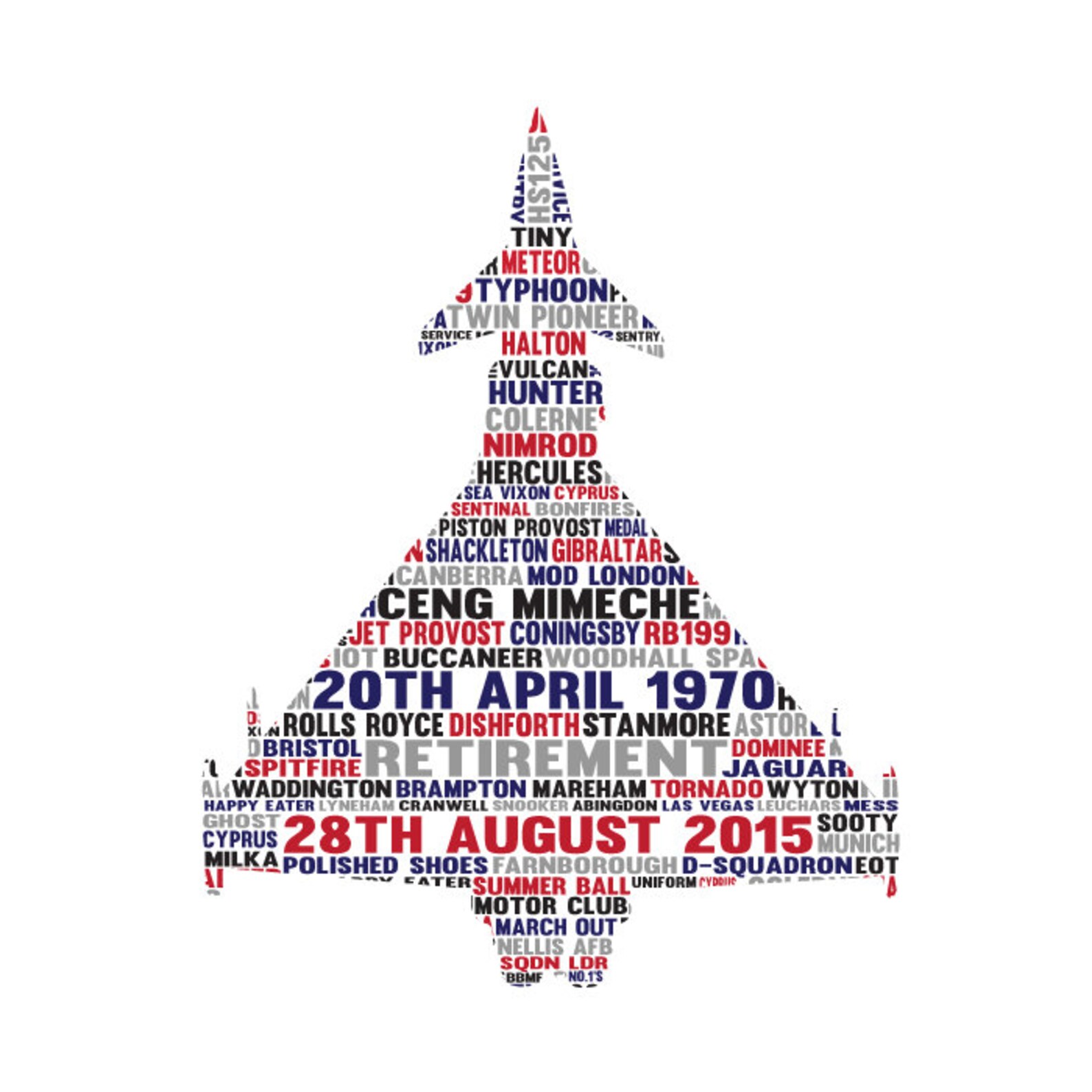 Personalised Plane Word Art Gift | Etsy UK