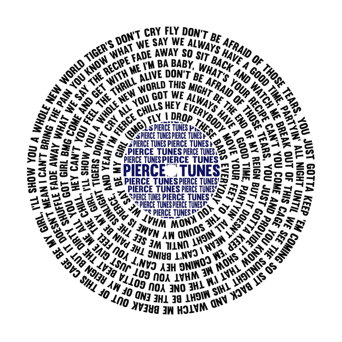 Personalised Record LP Music Word Art Gift - Etsy