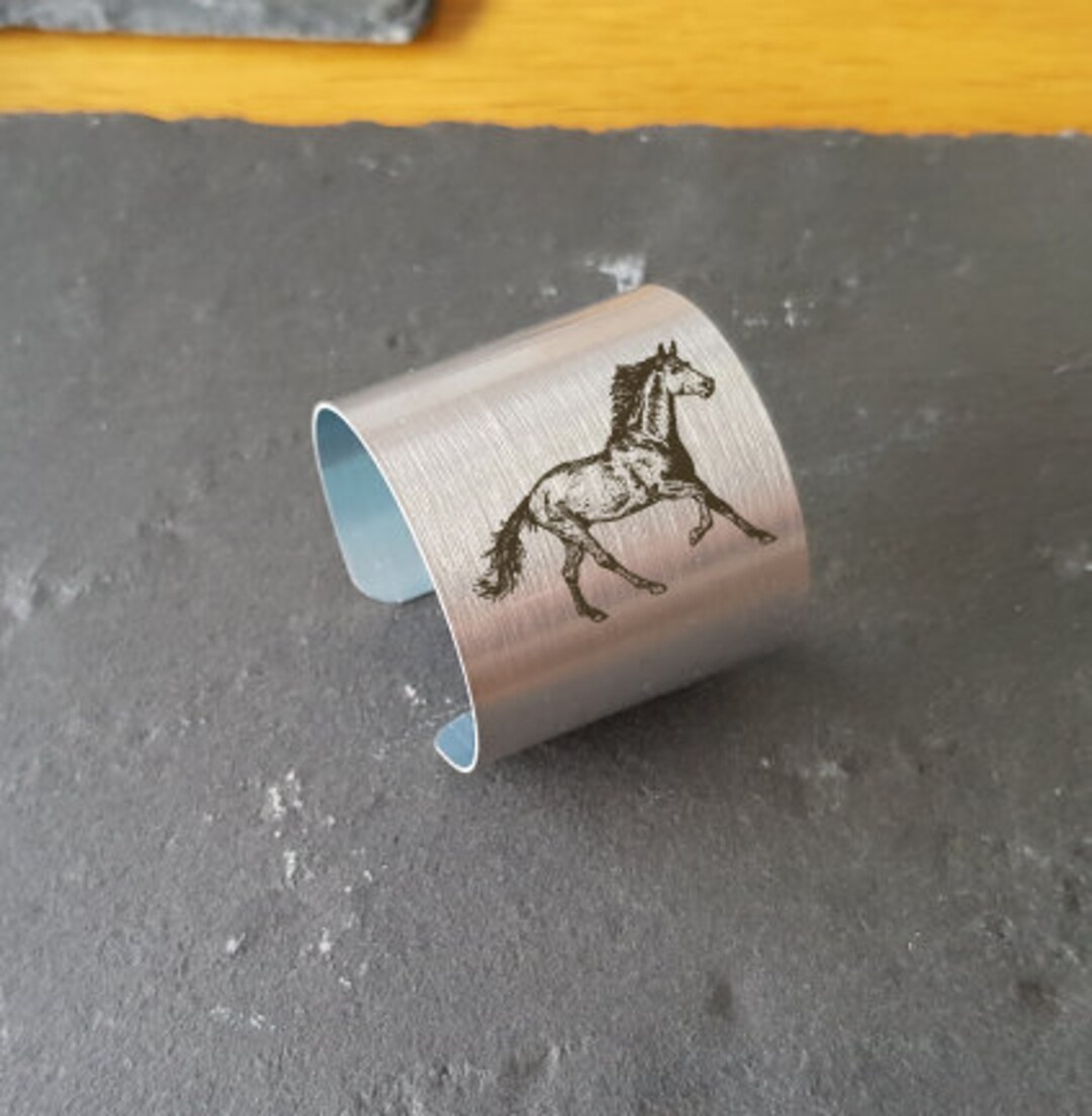 Personalised Horse Napkin Ring Animal Equestrian - Etsy