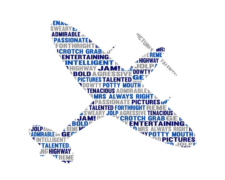Personalised Spitfire Plane Word Art Gift - Etsy UK