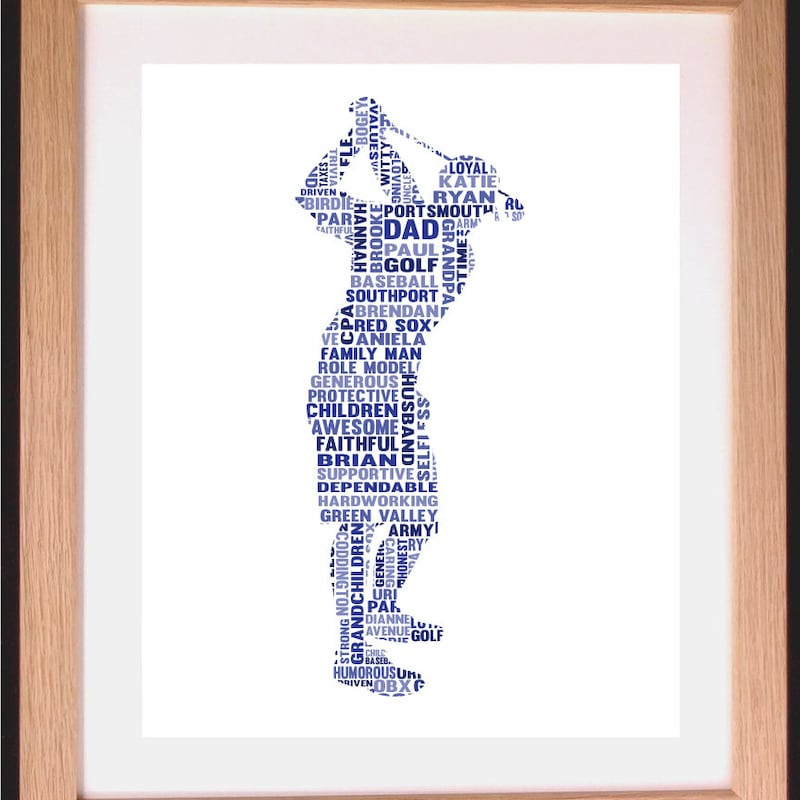 Golf Word Art - Etsy