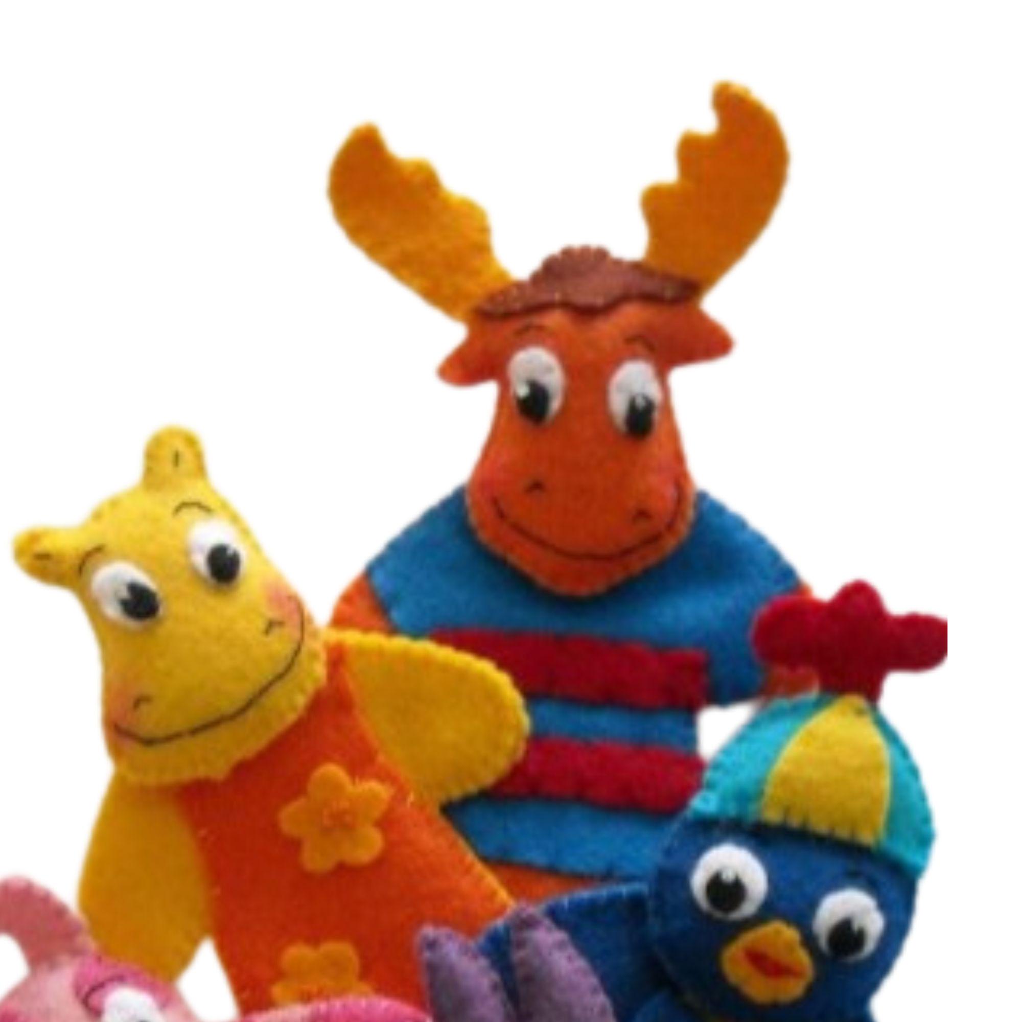 Backyardigans Felt Finger Puppets - Etsy