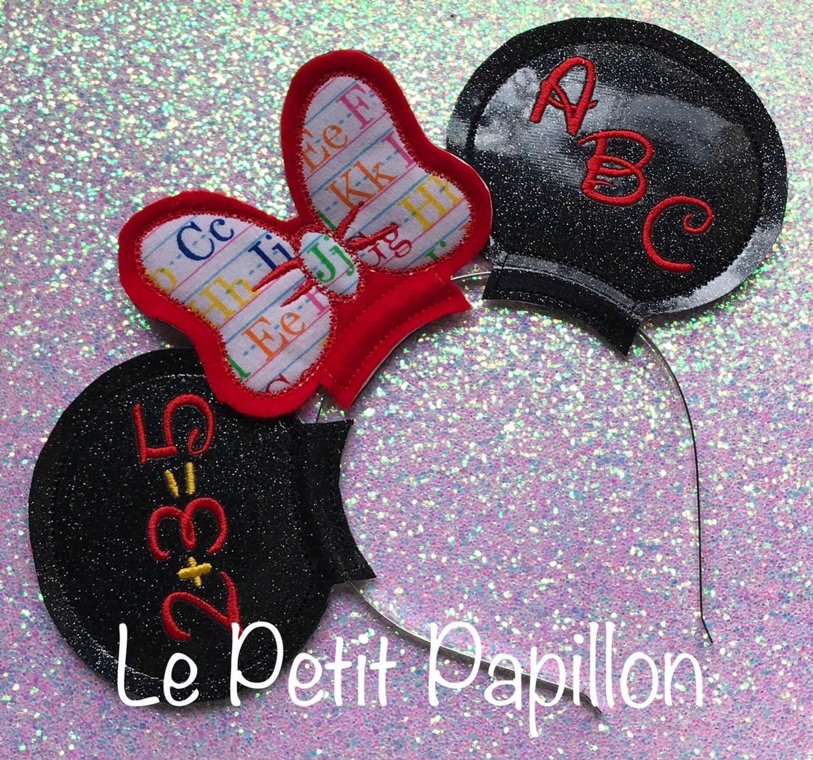 Teacher Minnie Mouse Inspired Ears Headband - Etsy