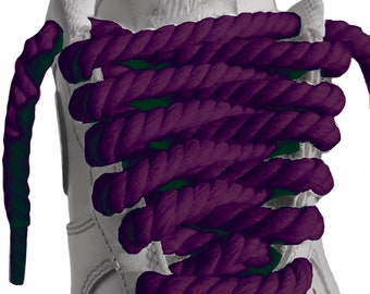 Thick Rope Shoe Laces Cream Sail off White Braided Shoelaces - Etsy