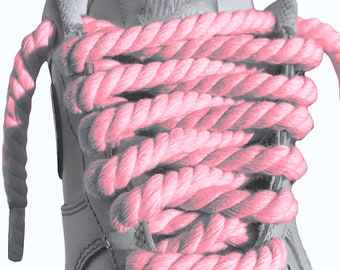 Thick Rope Shoe Laces Cream Sail off White Braided Shoelaces Travis SB ...