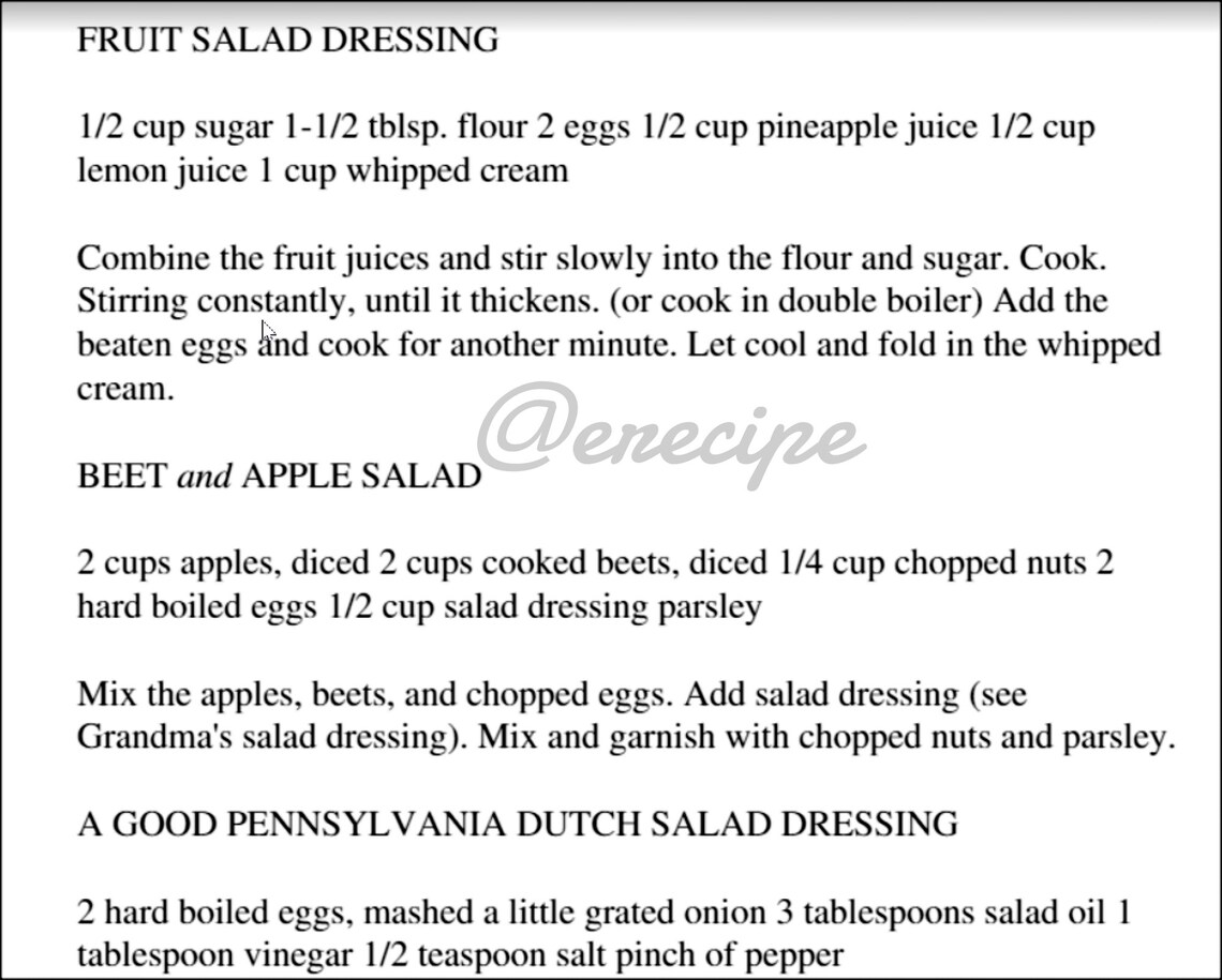 Pennsylvania Dutch Cookbook: 167 Amish Recipes (PDF Download) - Etsy