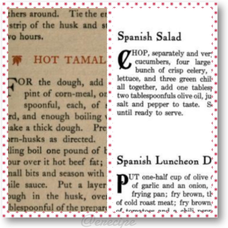 151 Recipes ~ 50 Choice Recipes for SPANISH & MEXICAN Dishes Old ...