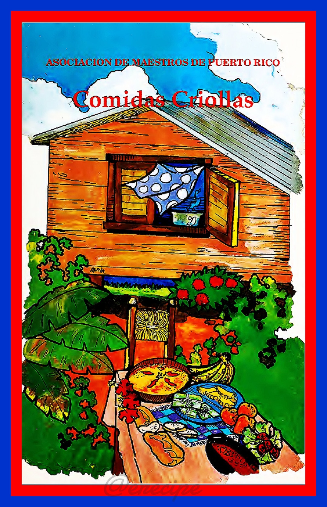 Comidas Criollas Old Cookbook From Puerto Rico in Spanish Viejo Libro ...