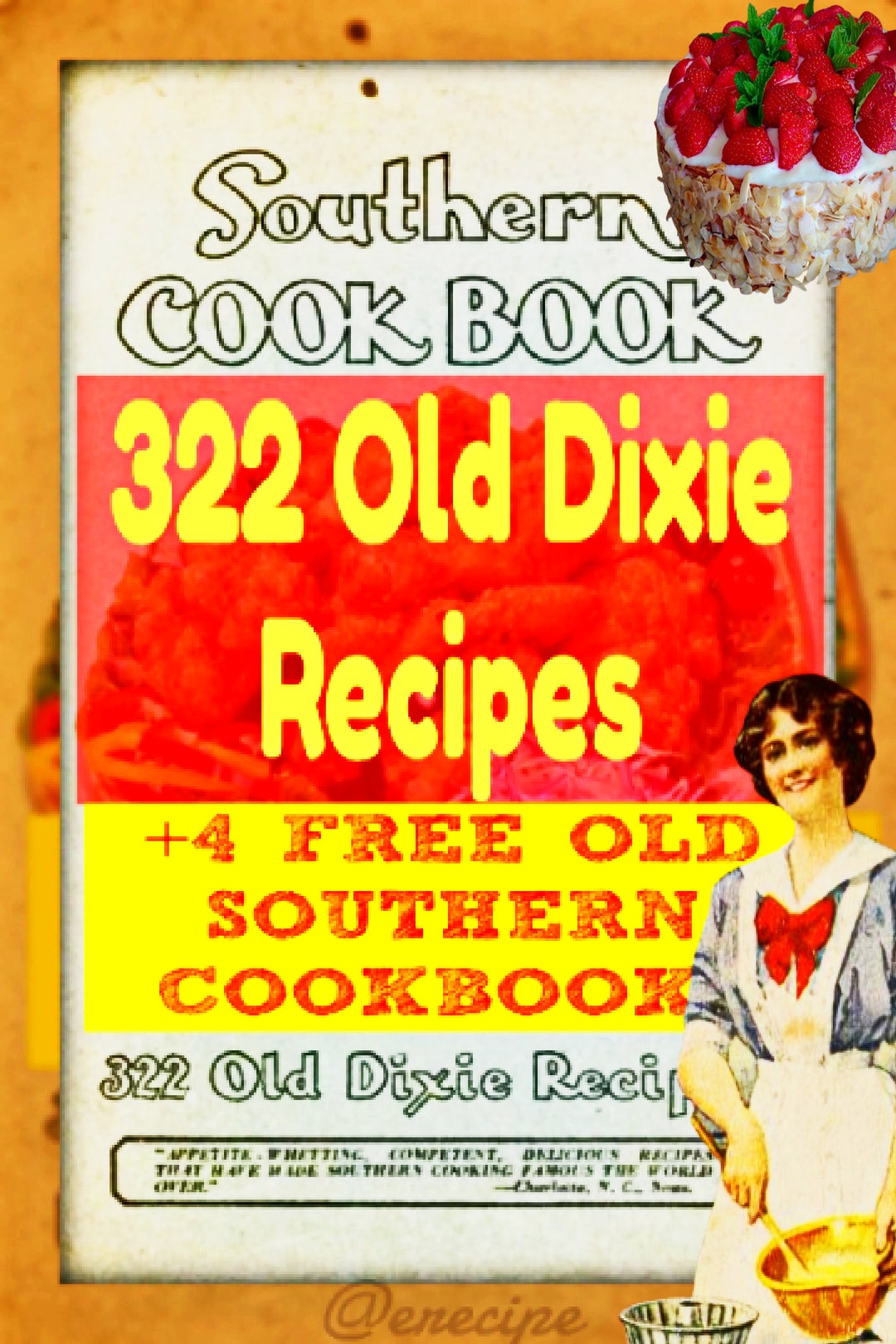 Old Dixie Southern Cookbook: 322 Vintage Recipes (PDF Download) - Etsy