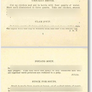 A Book of EXCELLENT RECIPES Vintage Old COOKBOOK American Cuisine From ...