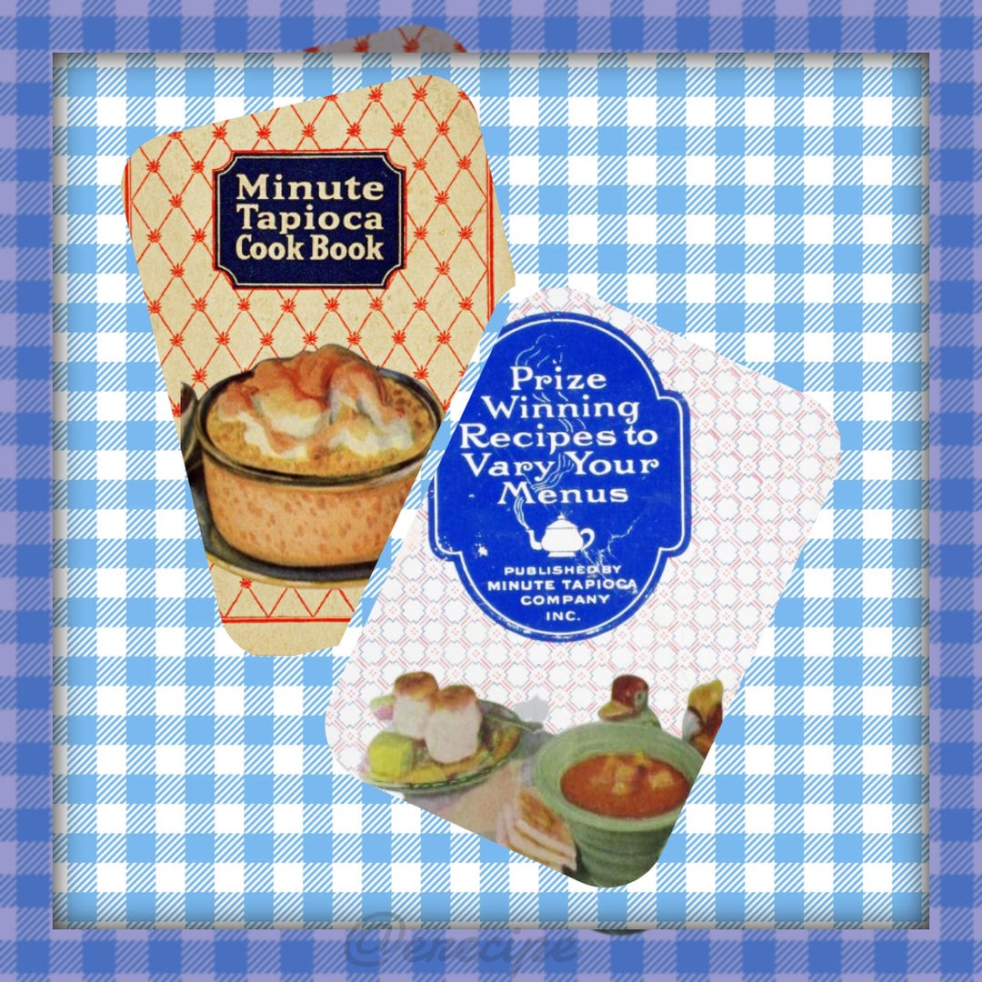 Vintage Prize Winning Recipes Cookbook: 1927 Minute Tapioca + Bonus ...