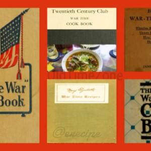 LOT of 5 Vintage WARTIME COOKBOOKS Win the War + the Record + Twentieth ...