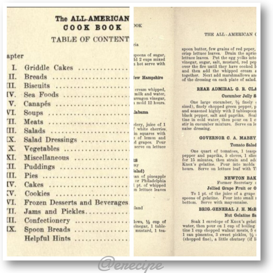 The All-american Cookbook Recipes Favorite Dishes FREE Tried & Tested ...