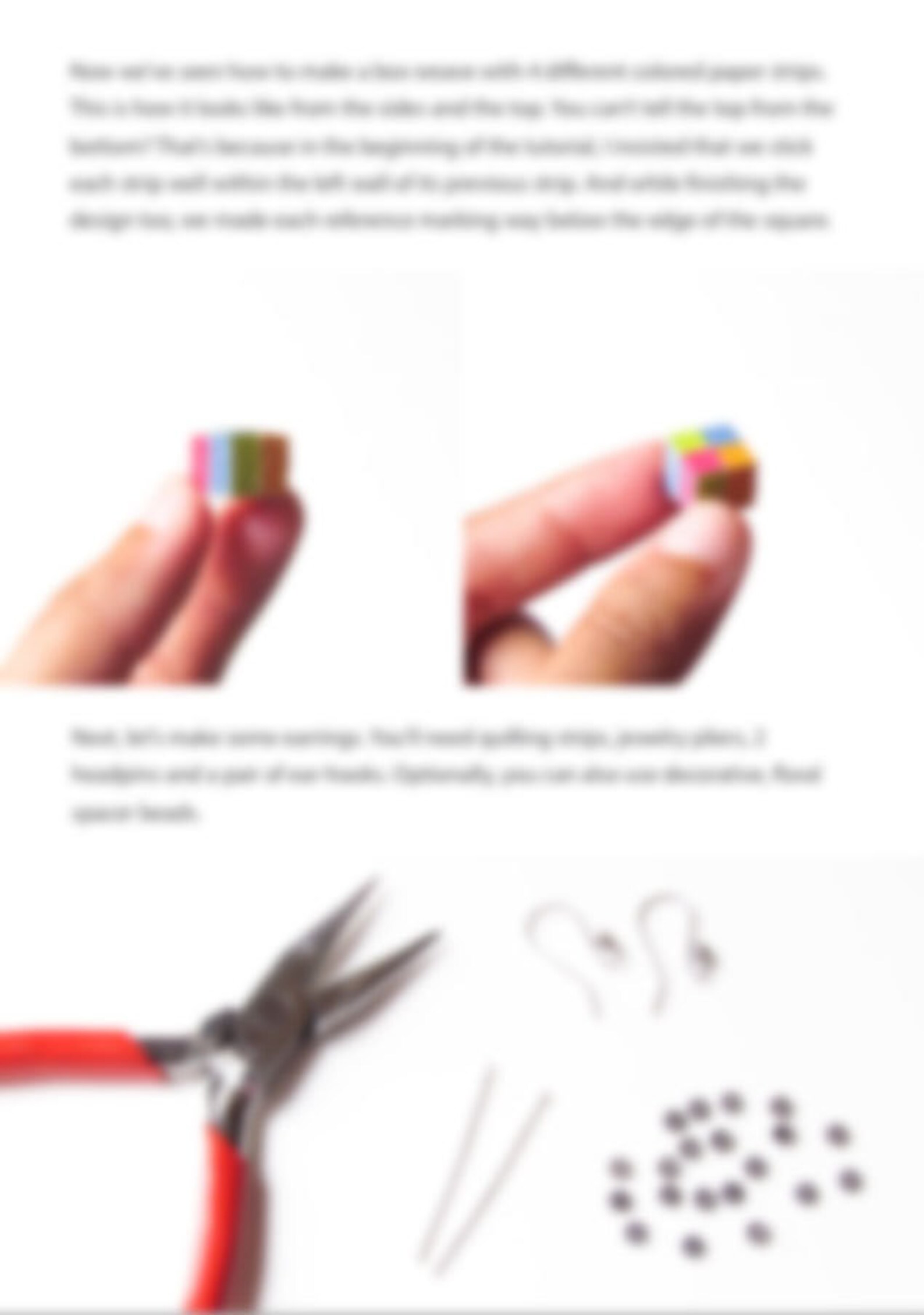 DIY Paper woven jewelry Box weaving paper earrings pendants | Etsy