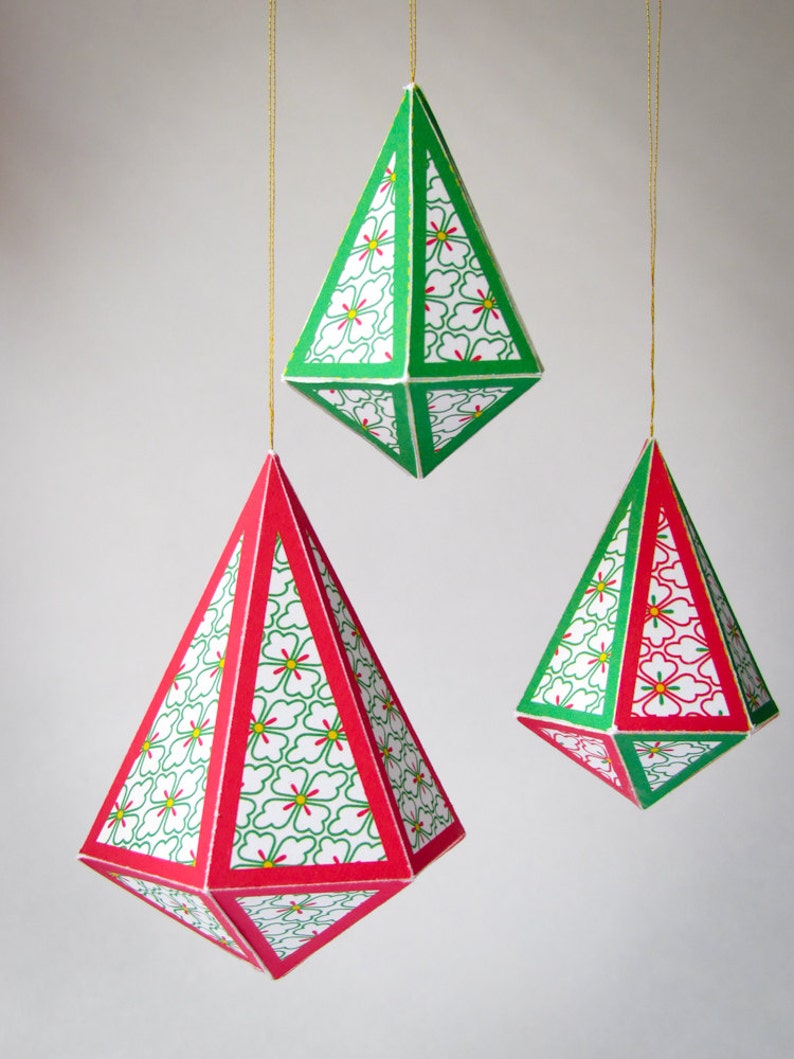 DIY Christmas DIY Holiday Ornaments 8 Printable Christmas - Etsy