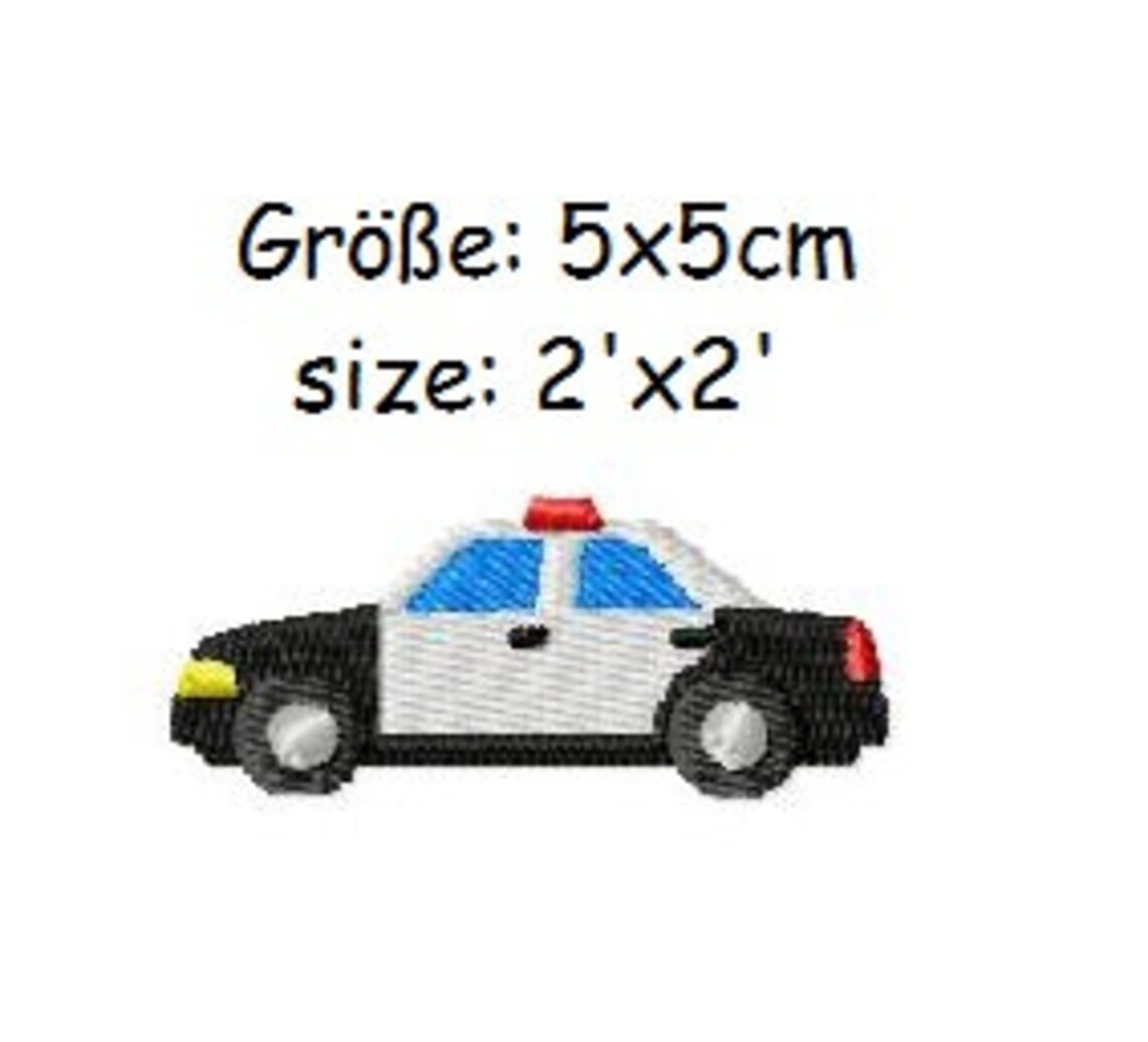 Embroidery Design Police 2'x2' DIGITAL DOWNLOAD - Etsy