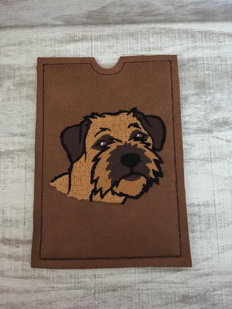 Embroidery Design Border Terrier 4'x4' Digital - Etsy