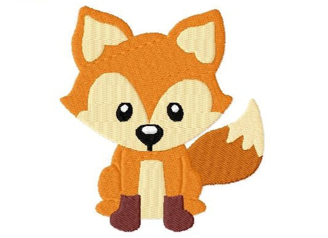 Embroidery Design Fox 4'x4' - DIGITAL DOWNLOAD PRODUCT - Etsy