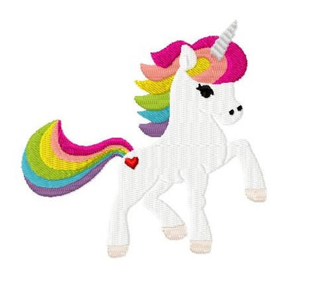 Embroidery Design Rainbow Unicorn 4x4' - DIGITAL DOWNLOAD PRODUCT - Etsy