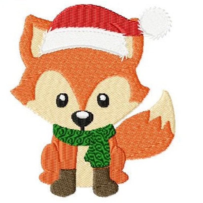Fox Applique Design - Etsy