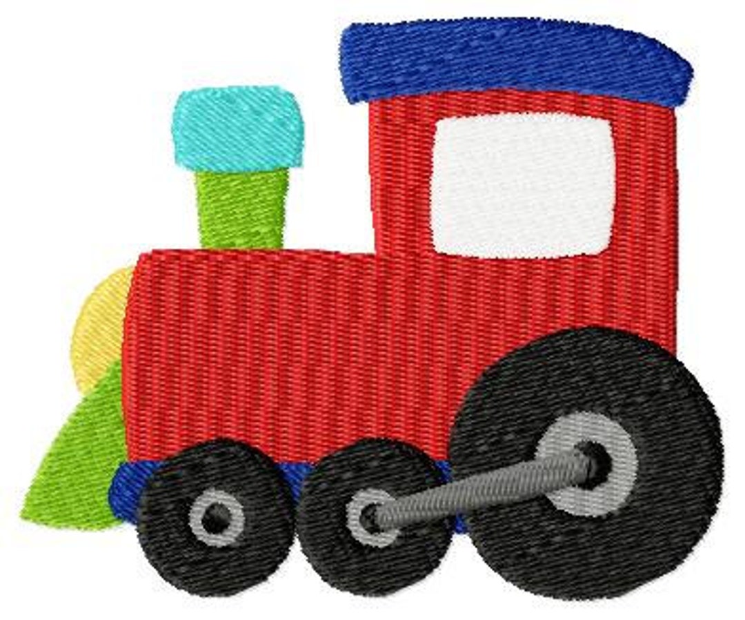 Embroidery Design Locomotive 4'x4' - DIGITAL DOWNLOAD PRODUCT - Etsy