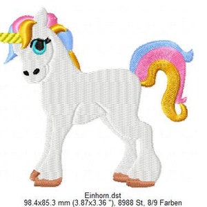 Embroidery Design Rainbow Unicorn 4x4' - DIGITAL DOWNLOAD PRODUCT - Etsy