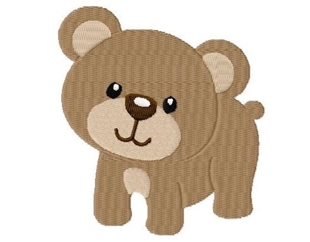 Embroidery Design Bear 4'x4' - DIGITAL DOWNLOAD PRODUCT - Etsy
