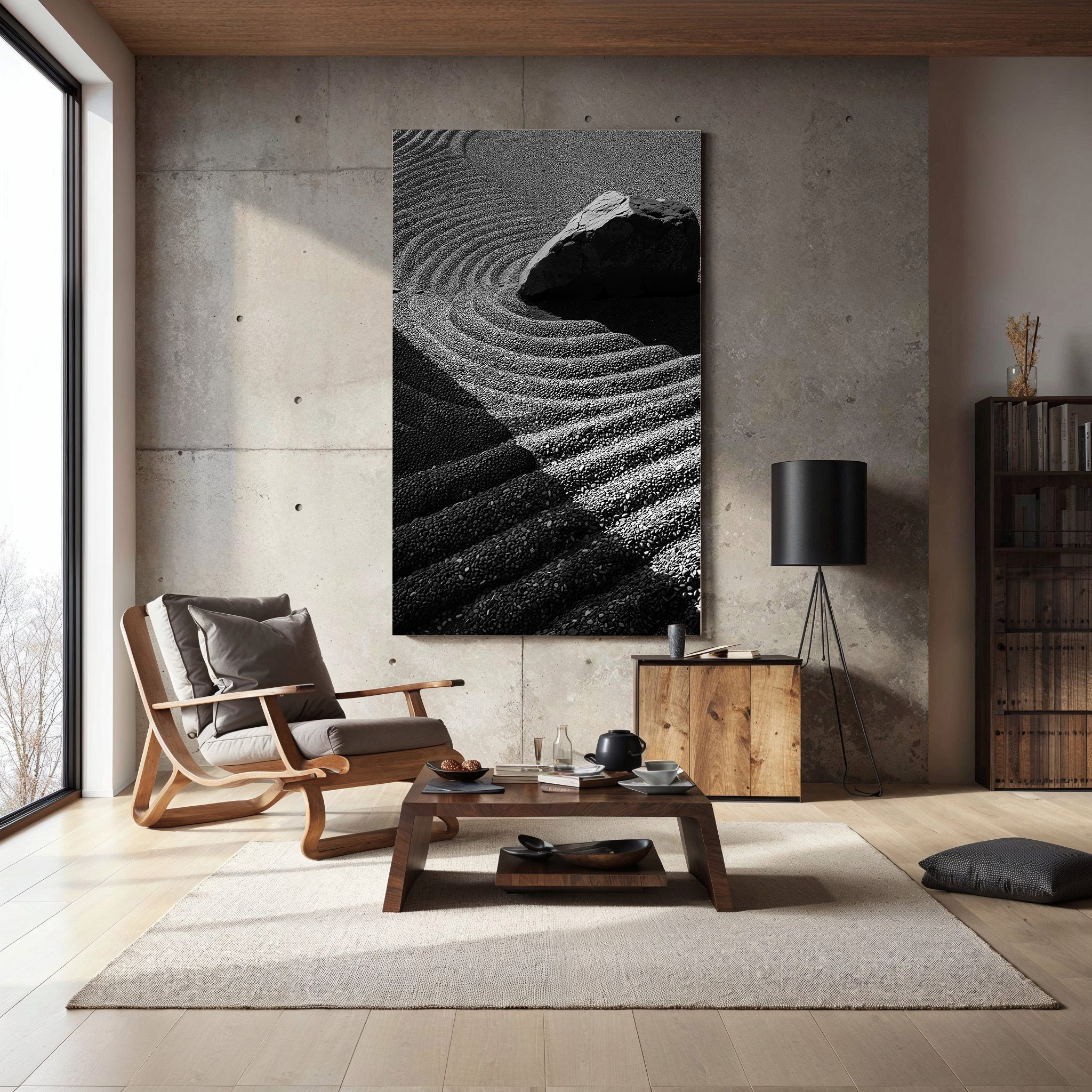 Japandi Style Digital Art Print: Minimalist Scandinavian-japanese Wall ...