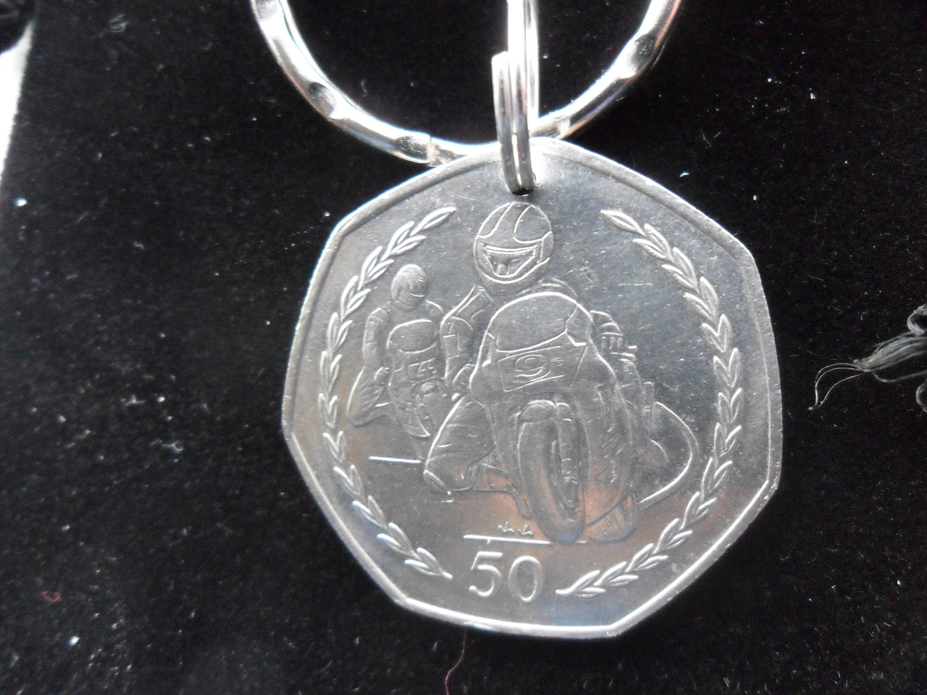 Birthday Gift Motorcycle Gift Coin TT Keyring Biker 1997 Coin - Etsy UK