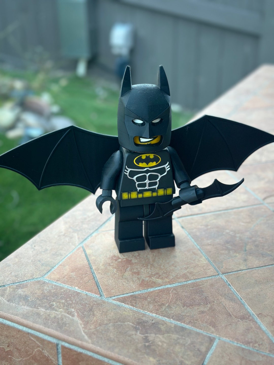 Large Brick Lego Batman Model - Etsy