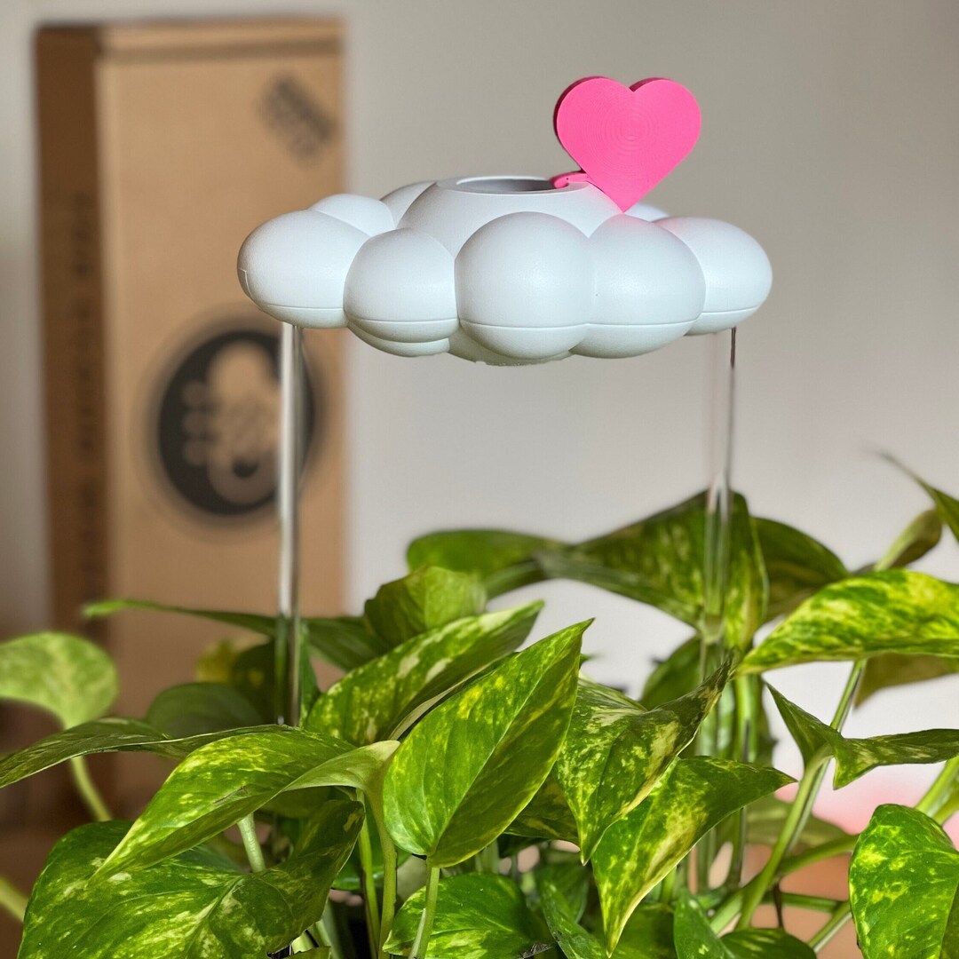 Original Dripping Rain Cloud Pink Heart Charm - Etsy