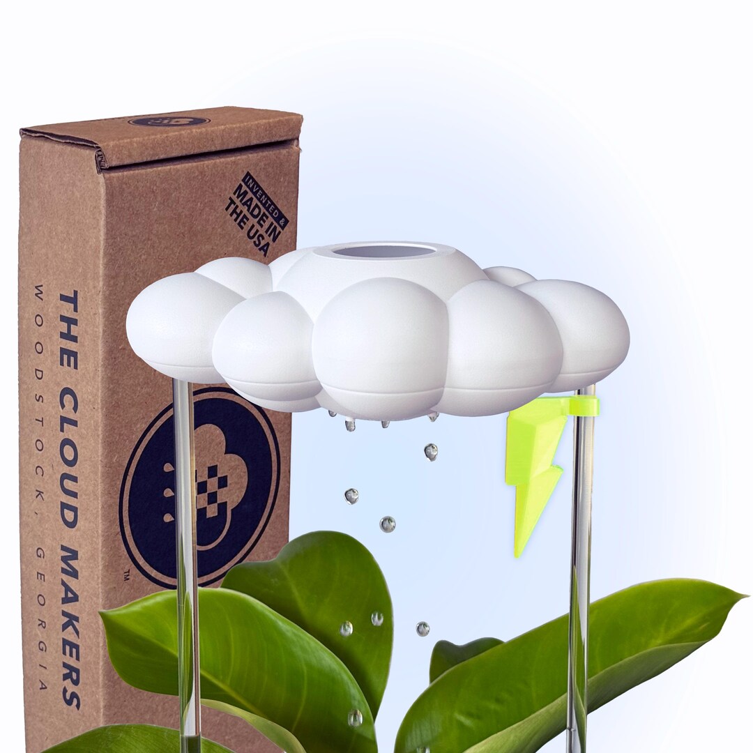 Original Dripping Rain Cloud for Plants With Neon Lightning Bolt Charm ...