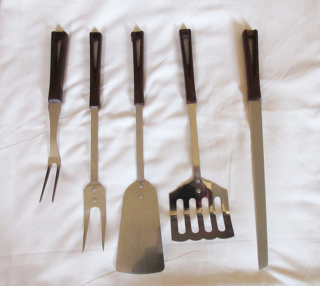 5 Vtg Upcycled Stainless Stanhome/stanley Cooking Tool UTENSILS 2 ...