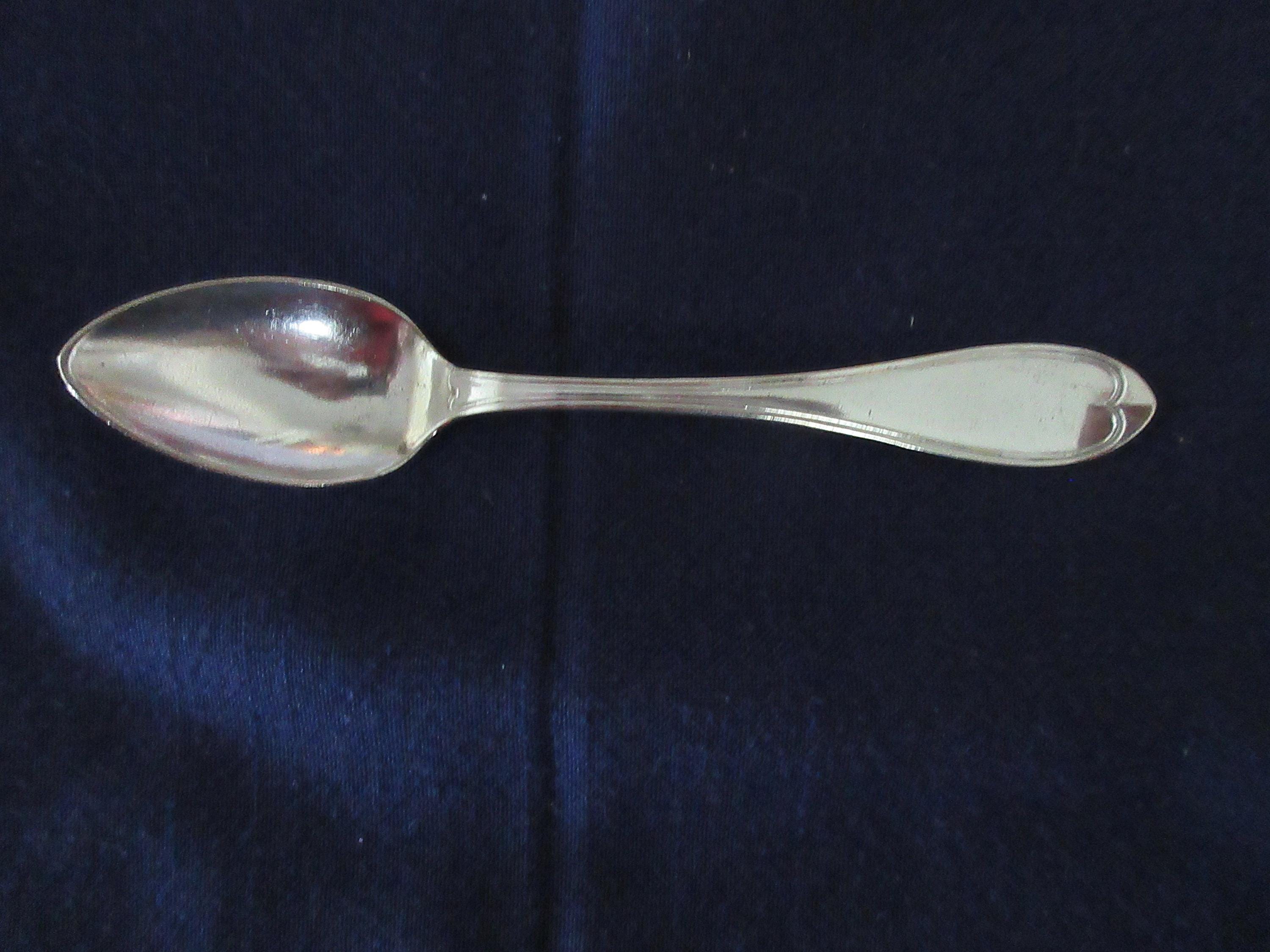 6 Turn-of-century 5 3/4" Silverplate Coffee/5'oclock SPOONS in THREADED ...