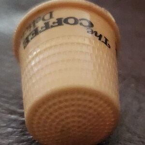 PLASTIC THIMBLE Butter-nut Coffee 1960s Vintage Advertising - Etsy