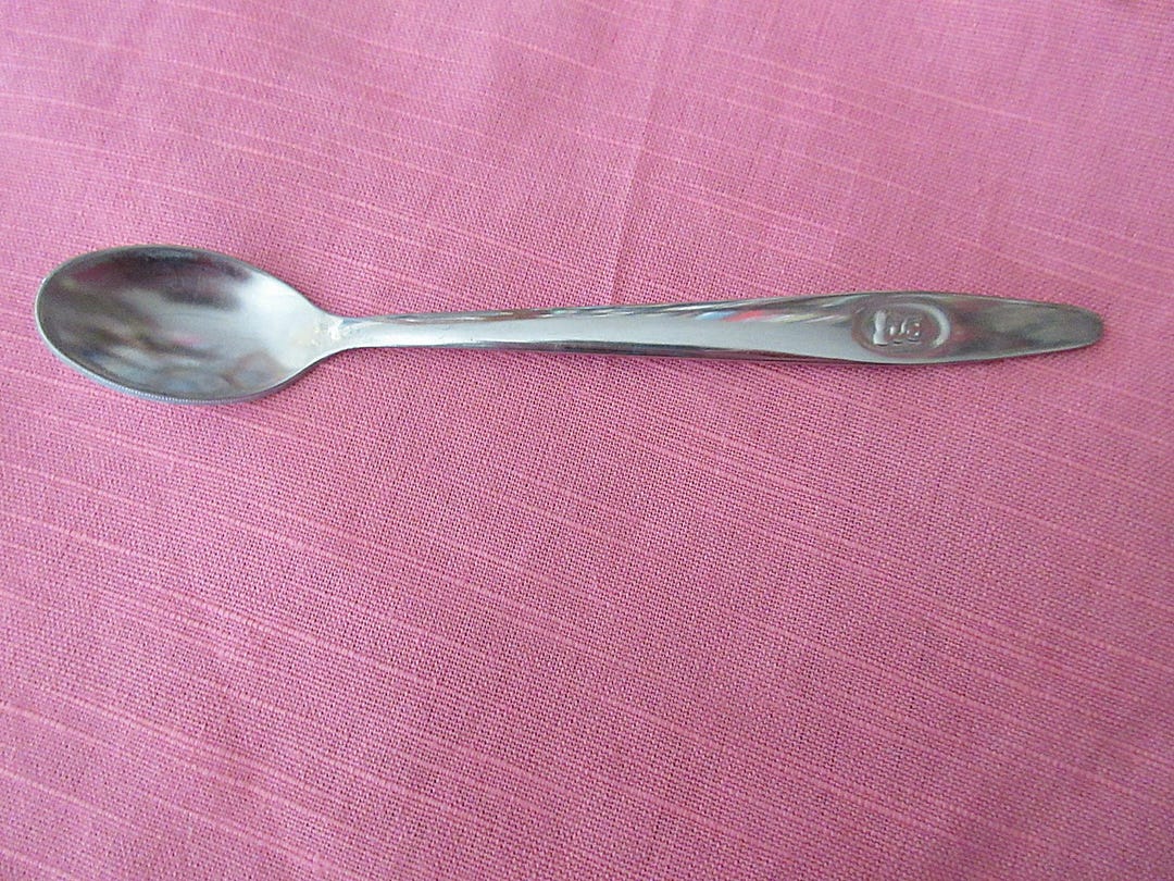 Shiny Vintage Unmarked Stainless Child/baby/infant Feeding SPOON With ...