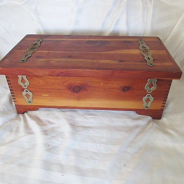 Small Wooden Chest - Etsy