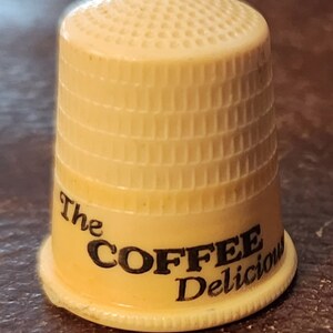 PLASTIC THIMBLE Butter-nut Coffee 1960s Vintage Advertising - Etsy