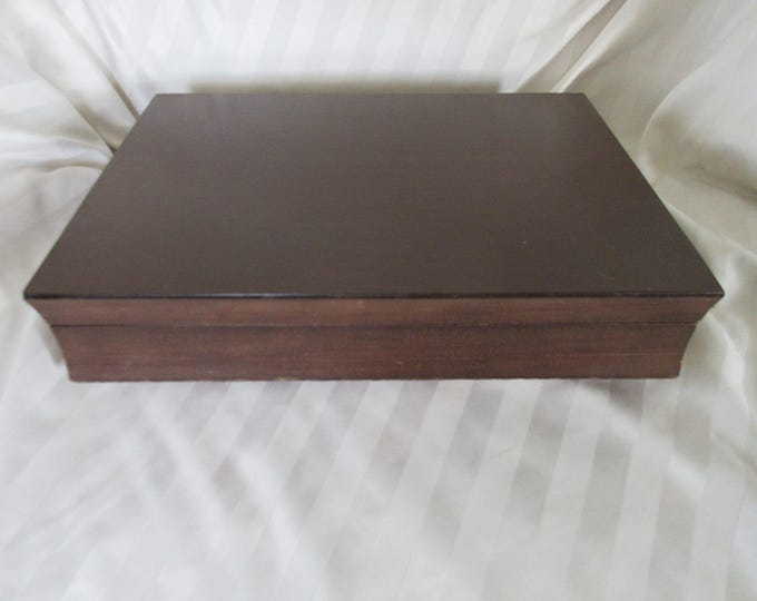 Silverware/flatware STORAGE Box/chest From International for Ser/12 of ...