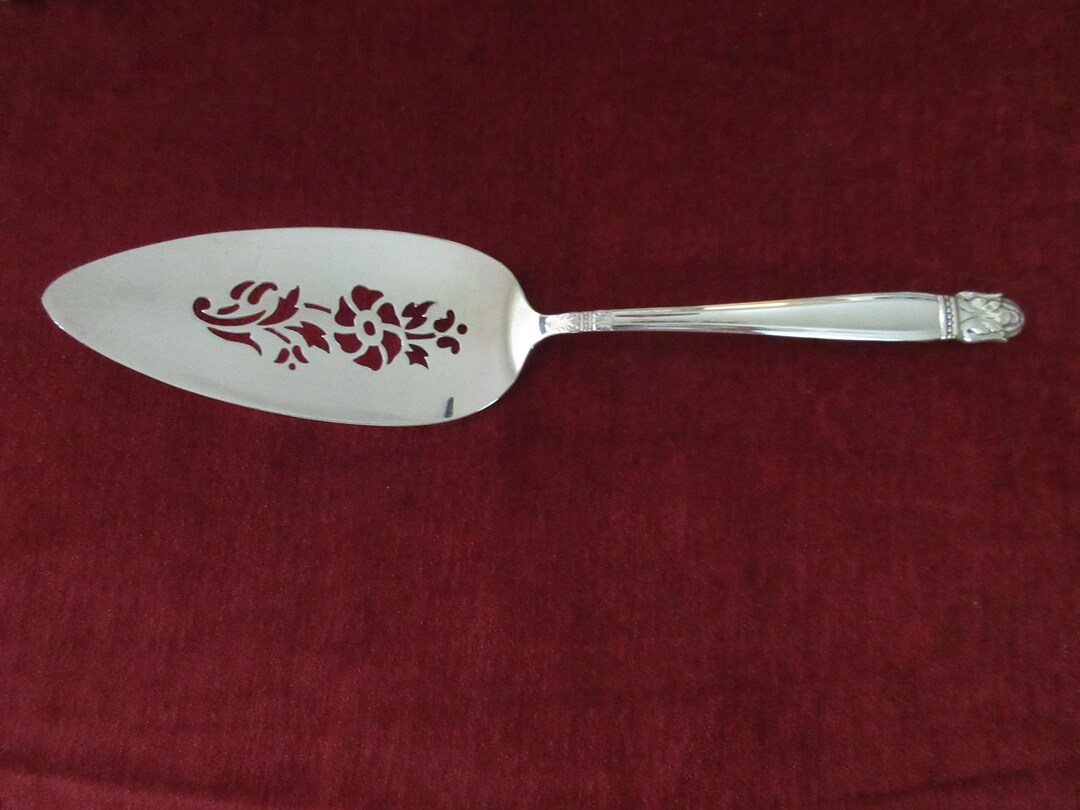 Pierced Silverplate Cake/pie Knife/server From Holmes & Edwards ...