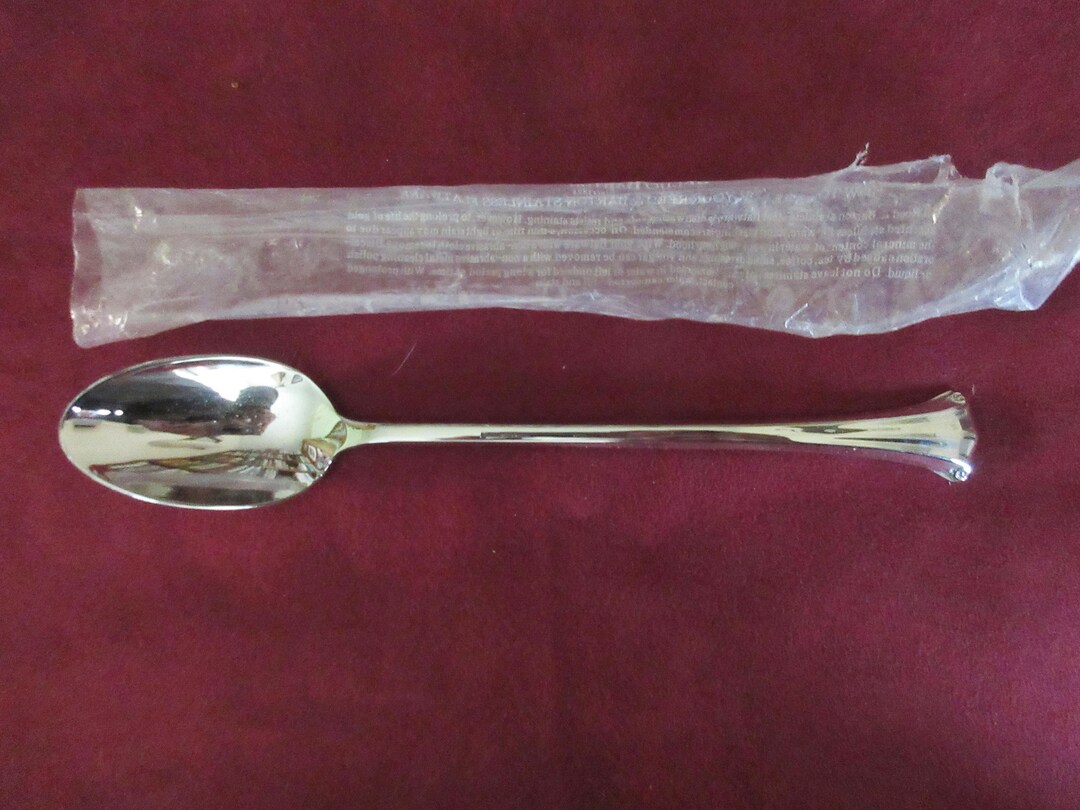 Tall Stainless Ice Tea Sundae/parfait SPOON From Reed & Barton in ...