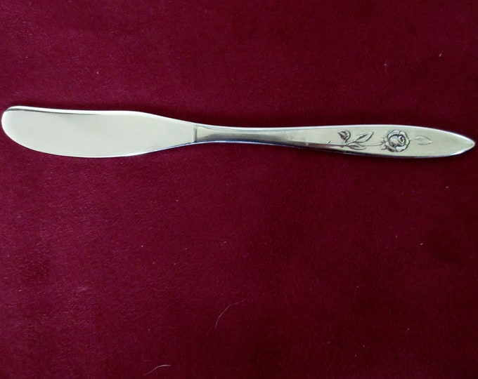 Oneida Community Stainless Flatware MY ROSE Set of 61 With Flatware ...