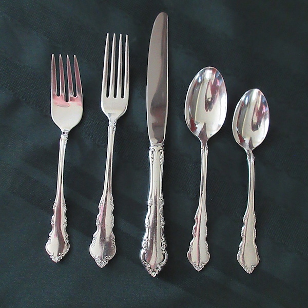 Reed & Barton Dresden Rose Flatware - Etsy
