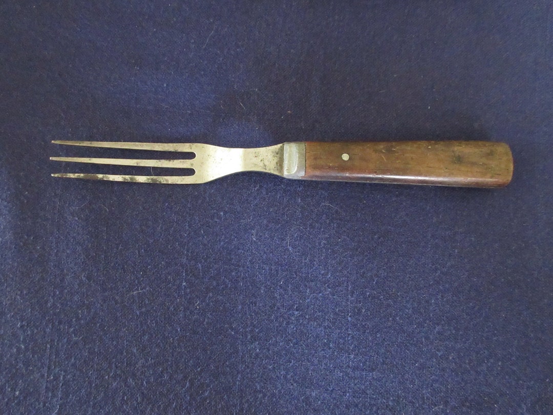 Well Used Unique Antique Turn-of-the-century 3 Tine Dinner FORK With ...