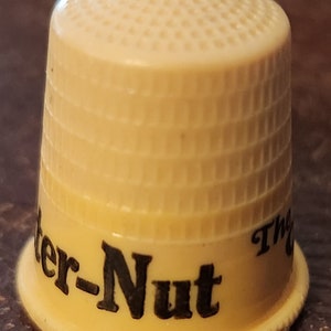 PLASTIC THIMBLE Butter-nut Coffee 1960s Vintage Advertising - Etsy