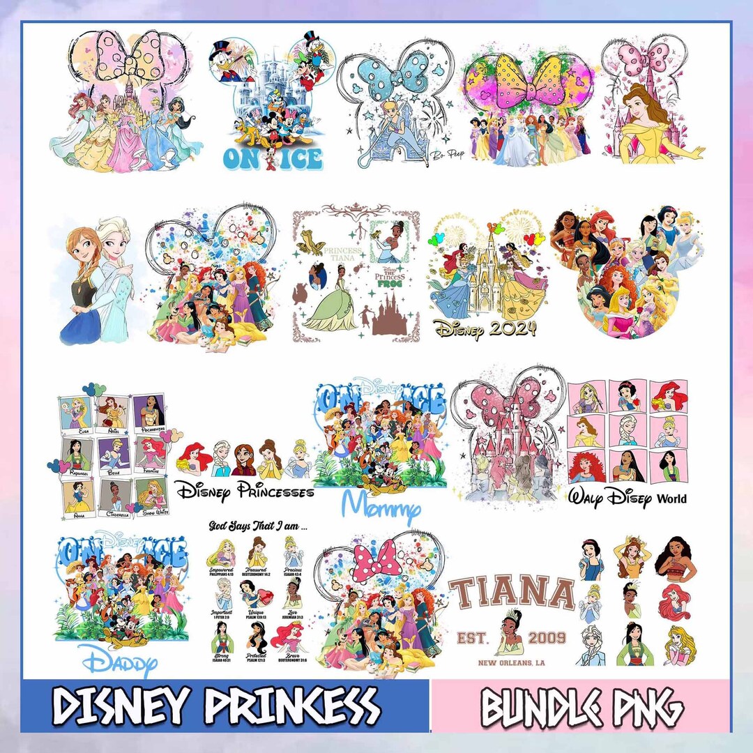 Best Friends Princess Png, Princess Squad Png, Magical Castle With ...