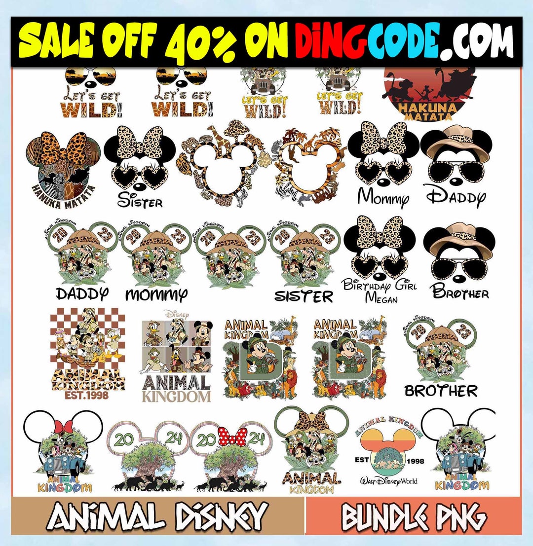 High Quality Animal Kingdom Svg Bundle, Animal Kingdom Png, Animal Png ...