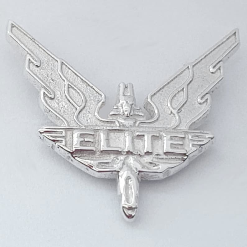Solid Silver Elite Badge - Etsy