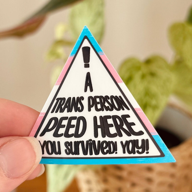Bathroom Sticker - Etsy